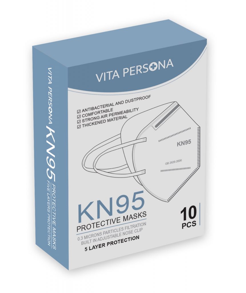 5 Layer KN95 Mask Box of 20 ($.99/piece) - Vita Persona, LLC
