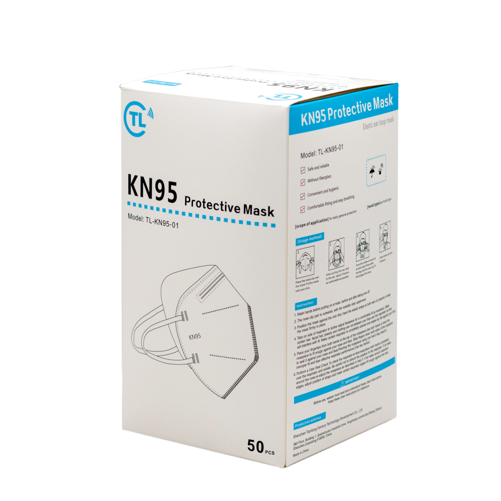 5 Layer KN95 Mask Box of 50 ($1.50 / piece) - Vita Persona, LLC